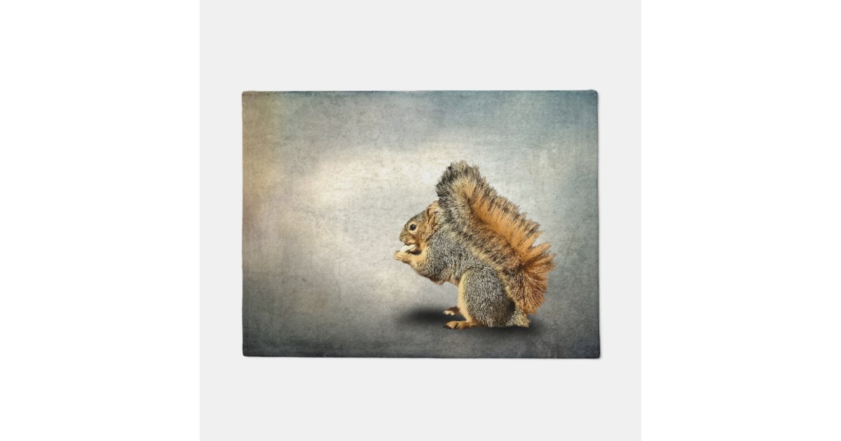 SQUIRREL DOORMAT | Zazzle