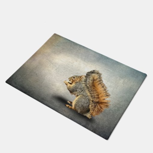 SQUIRREL DOORMAT | Zazzle