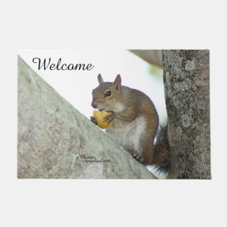 Squirrel Doormats & Welcome Mats | Zazzle