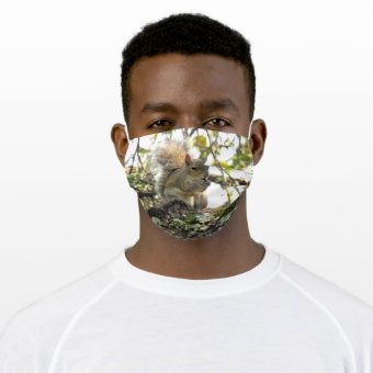 Squirrel Face Mask | Zazzle