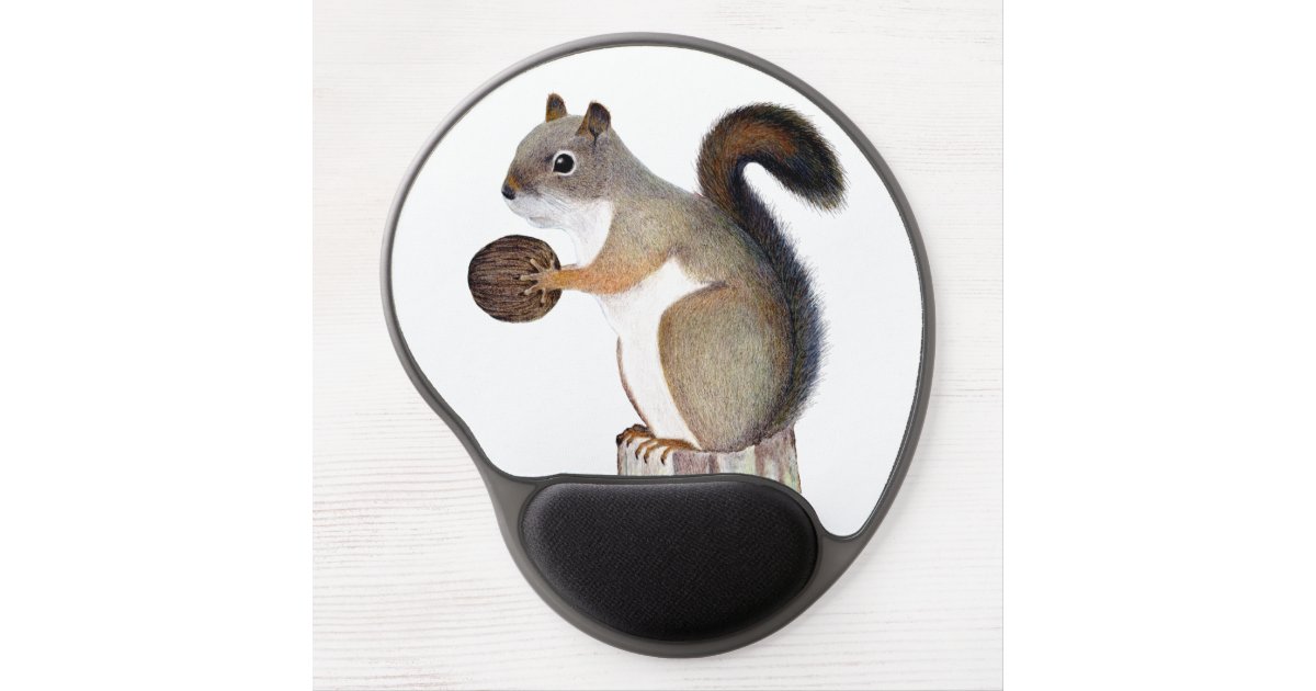 Squirrel Gel Mouse Pad | Zazzle