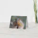 Squirrel note card | Zazzle