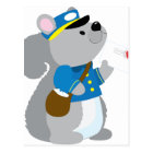 Cute Squirrel Nuts About You Pun Love Humor Postcard | Zazzle.com