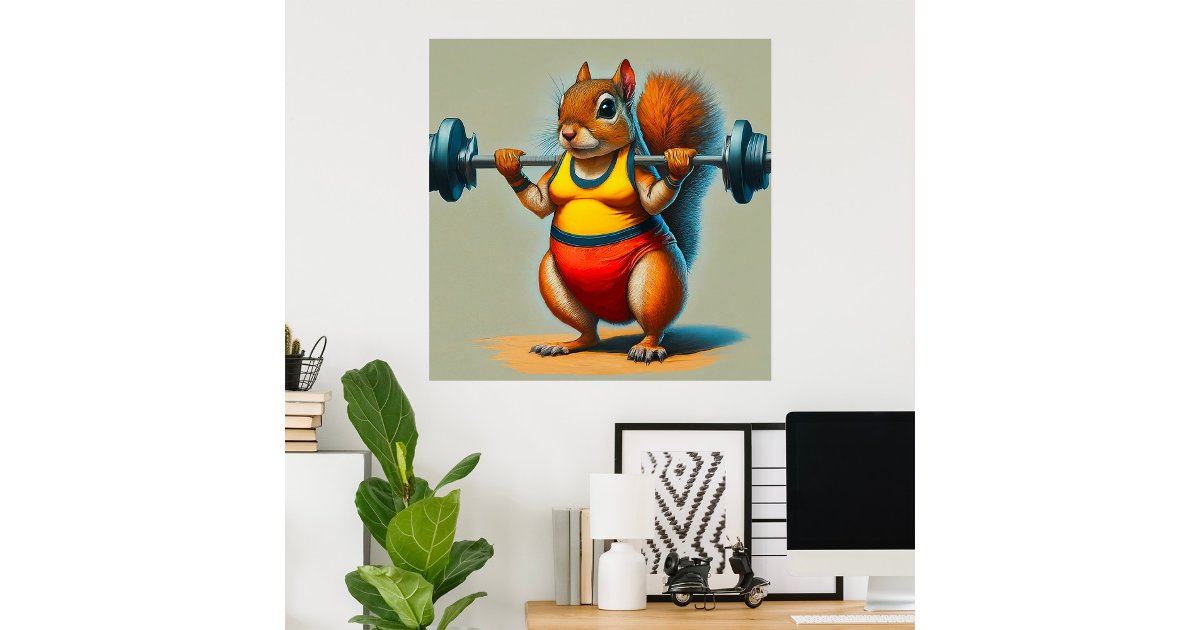 Squirrel Power Poster | Zazzle