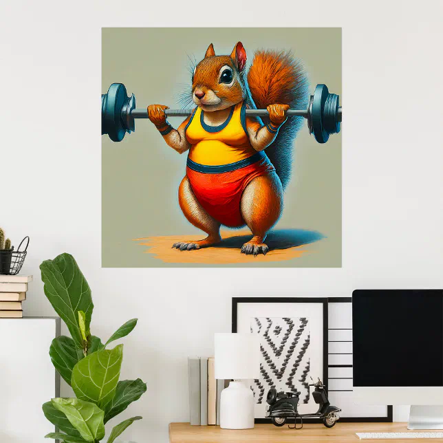 Squirrel Power Poster | Zazzle