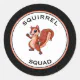 Squirrel Squad Classic Round Sticker | Zazzle