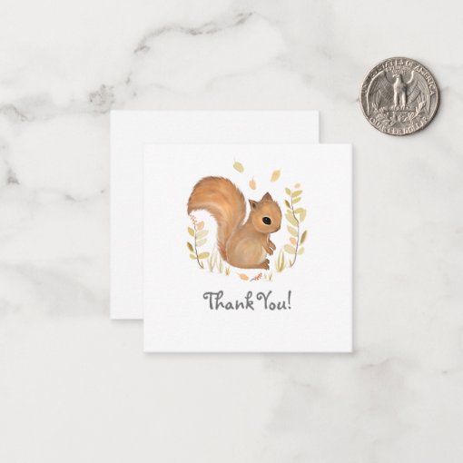 Squirrel Thank You Note cards | Zazzle