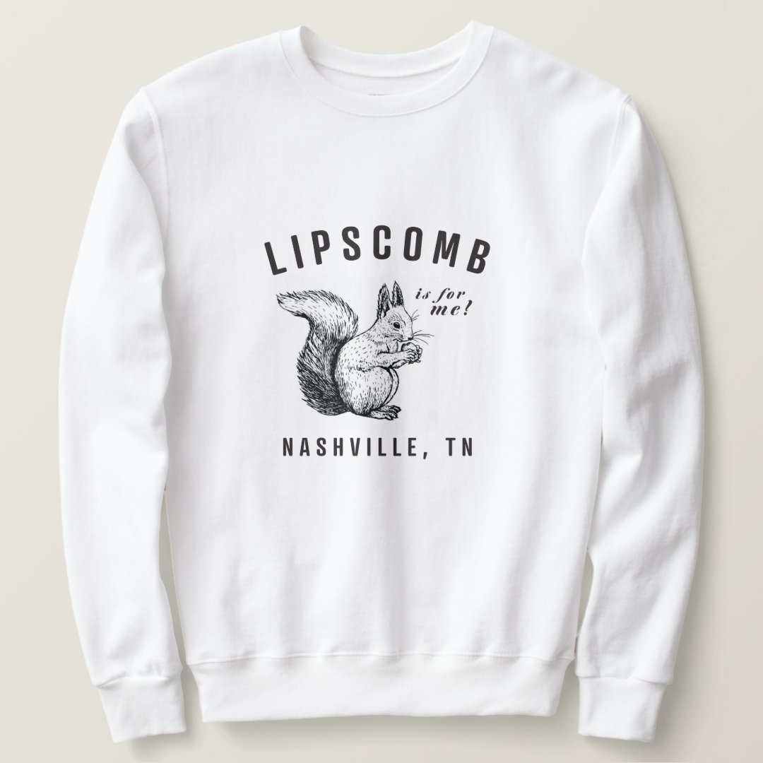 Squirrels of Lipscomb Crewneck Sweatshirt | Zazzle