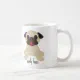 Squishy Face Curly Tails Fawn Pug Mug | Zazzle