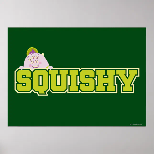 Squishy Name Poster | Zazzle