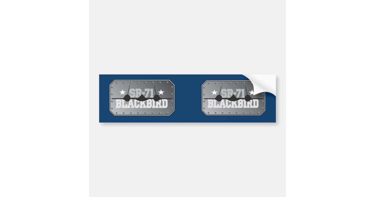 SR-71 Blackbird Bumper Sticker | Zazzle
