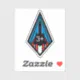 SR-71 Blackbird Mach 3 Commemorative Insignia Squa Sticker | Zazzle