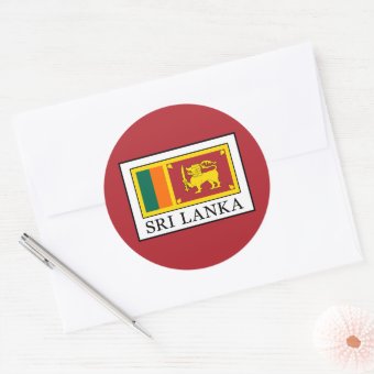 Sri Lanka Classic Round Sticker | Zazzle