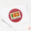 Sri Lanka Classic Round Sticker | Zazzle