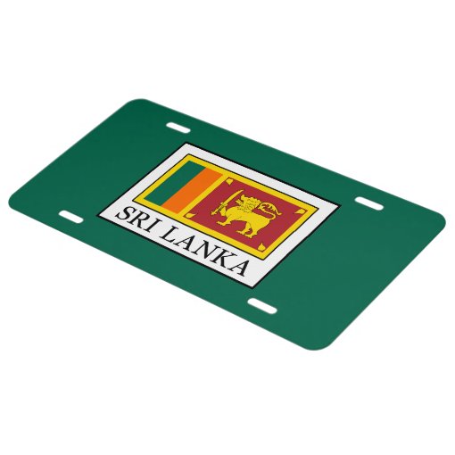 Sri Lanka License Plate | Zazzle
