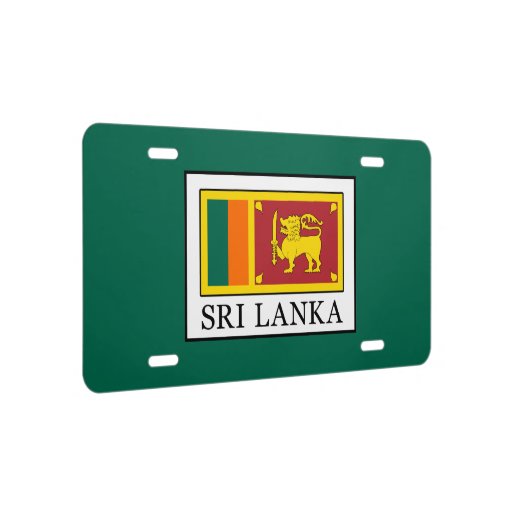Sri Lanka License Plate | Zazzle