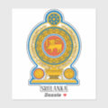 Sri Lanka National Emblem Patriotic Sticker | Zazzle