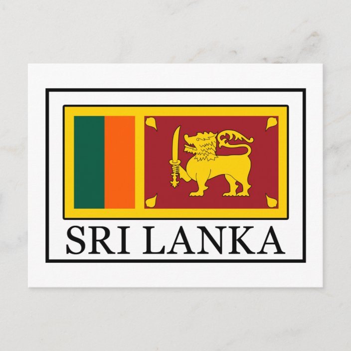 Sri Lanka Postcard | Zazzle.com