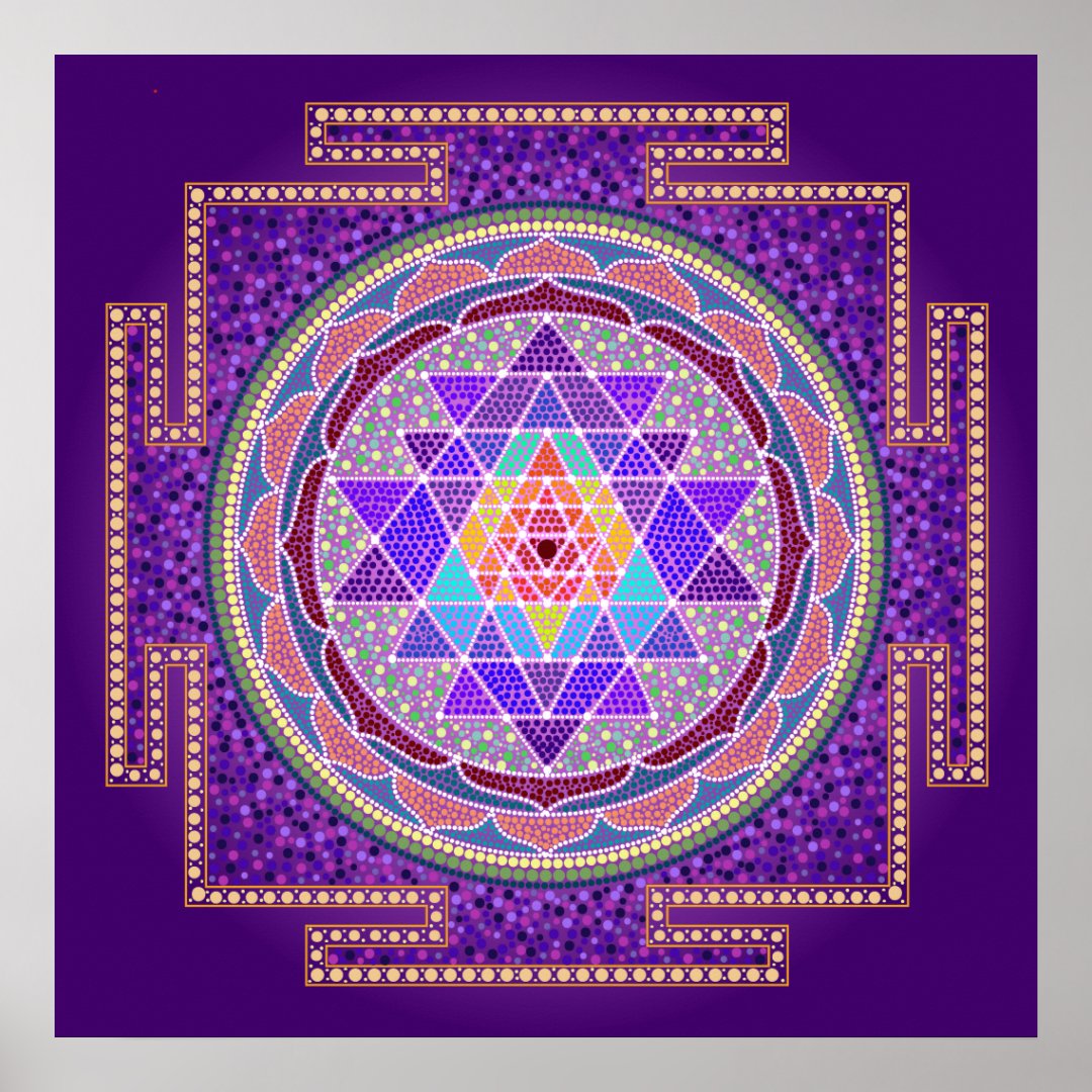 Sri Yantra Poster | Zazzle