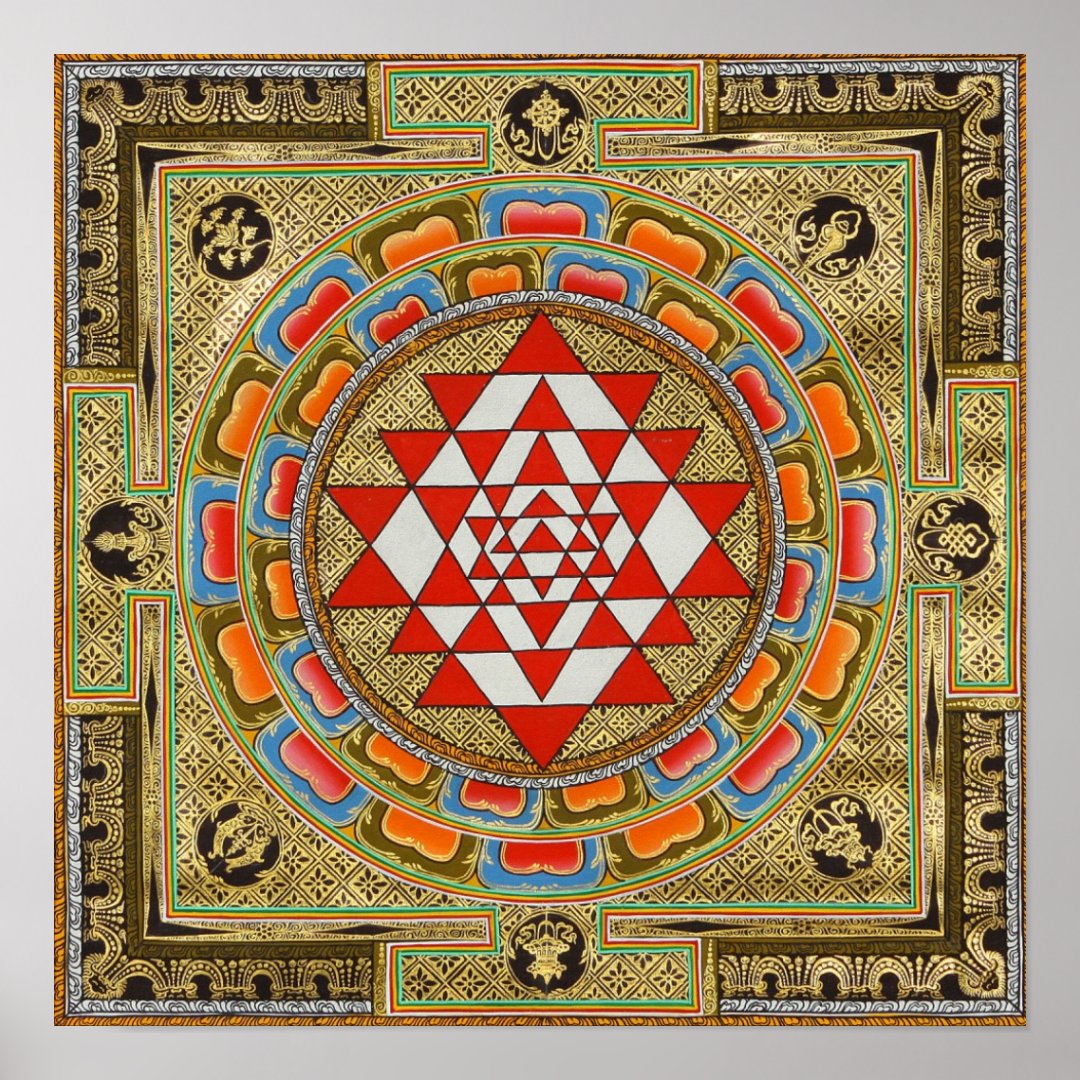 Sri Yantra Poster | Zazzle