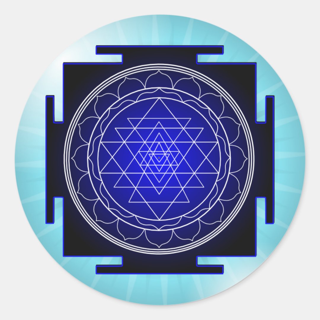 sri yantra stickers | Zazzle