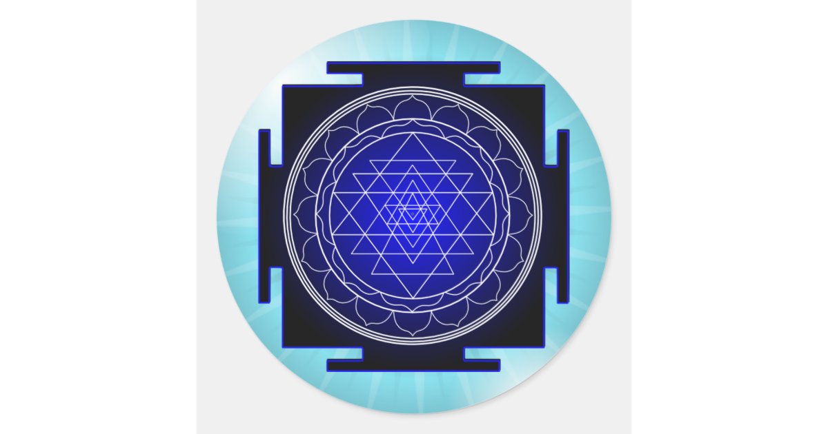 sri yantra stickers | Zazzle