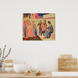 SS. Cosmas and Damian Before Diocletian Poster | Zazzle