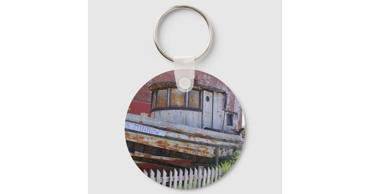 SS Minnow Keychain | Zazzle