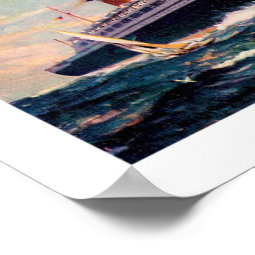 ss United States at Sea Poster | Zazzle