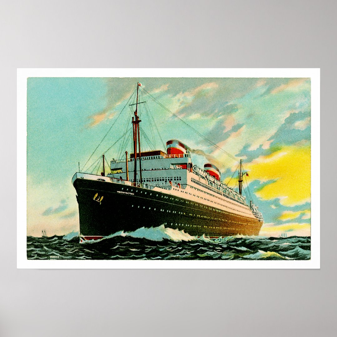SS Washington Poster | Zazzle