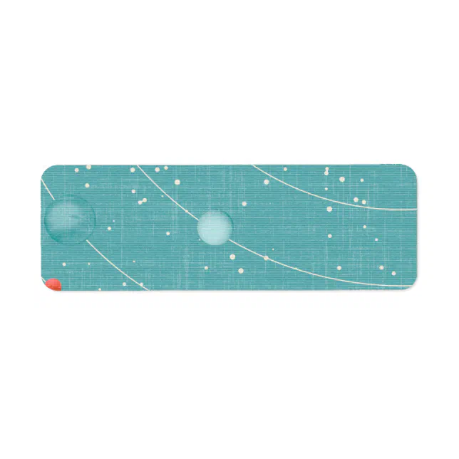 SSP CARTOON KIDS SOLAR SYSTEM PAPER PLANETS STARS LABEL | Zazzle