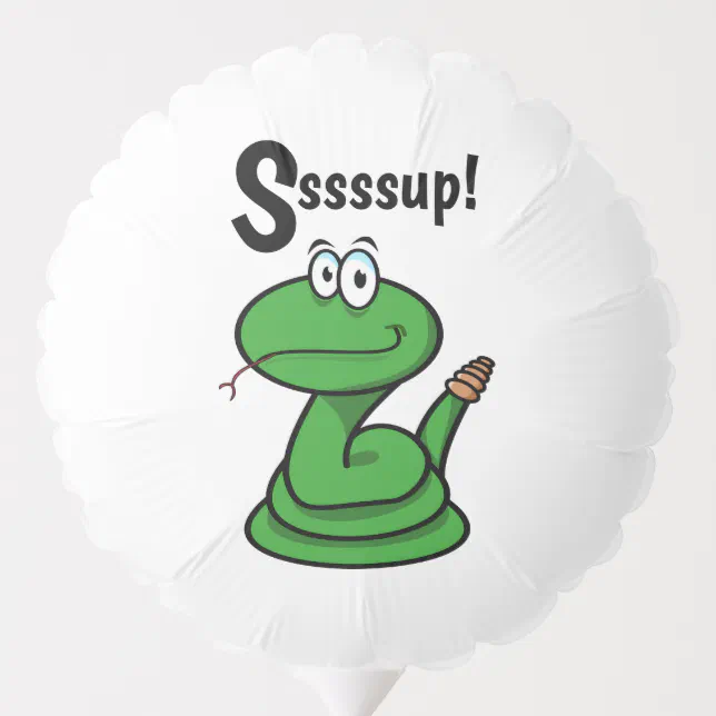 Sssssup! Snake Balloon | Zazzle