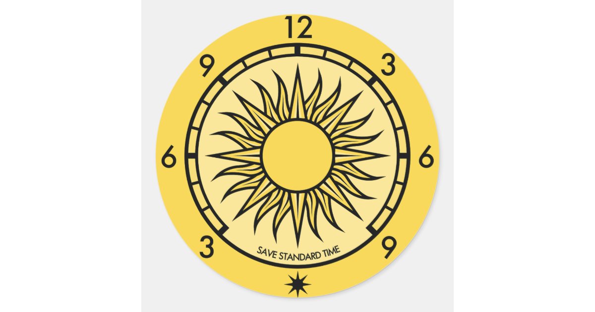 SST Logo Round Sticker With Text | Zazzle