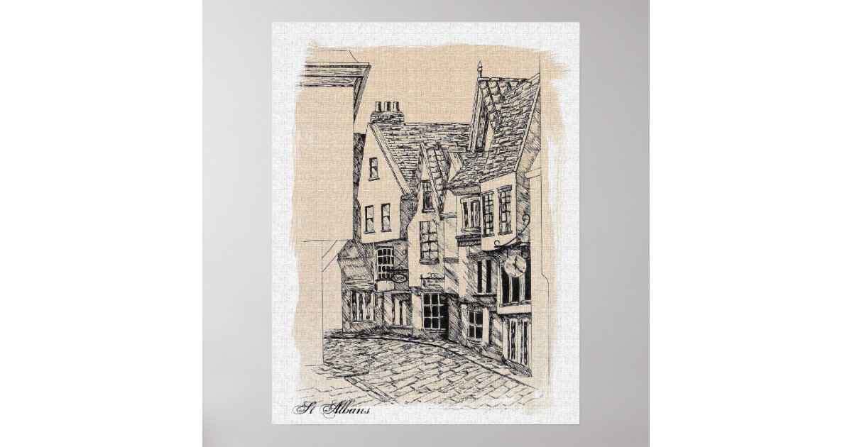 St Albans Poster | Zazzle