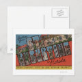 St. Augustine, Florida - Large Letter Scenes 2 Postcard | Zazzle