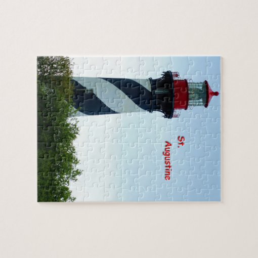 St. Augustine Lighthouse Jigsaw Puzzle | Zazzle