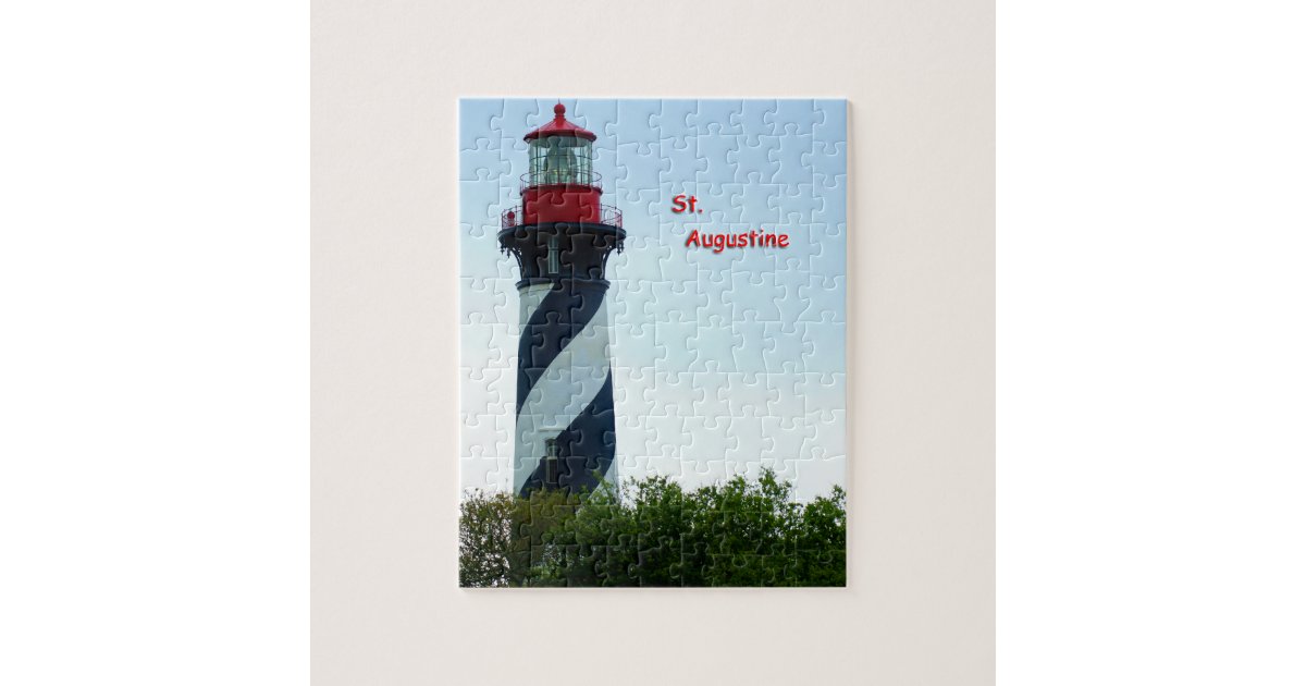 St. Augustine Lighthouse Jigsaw Puzzle | Zazzle