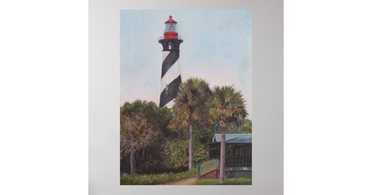ST. AUGUSTINE LIGHTHOUSE POSTER | Zazzle