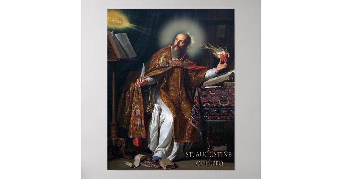 ST AUGUSTINE OF HIPPO POSTER | Zazzle