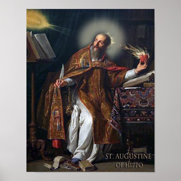 ST AUGUSTINE OF HIPPO POSTER | Zazzle.com