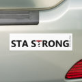 St. Augustine - STA STRONG Bumper Sticker | Zazzle