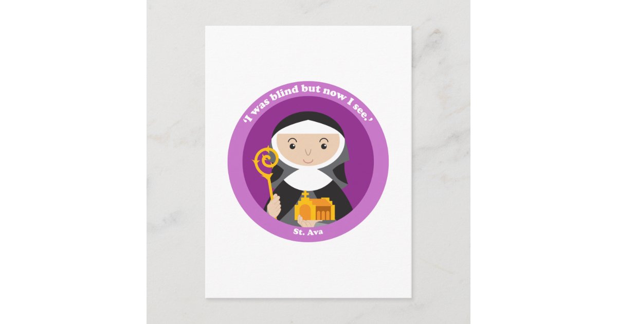 St. Ava Postcard | Zazzle