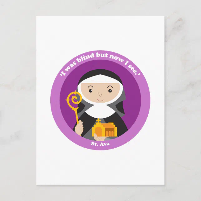 St. Ava Postcard | Zazzle