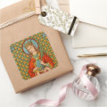 St. Barbara (JP 01) Square Sticker | Zazzle