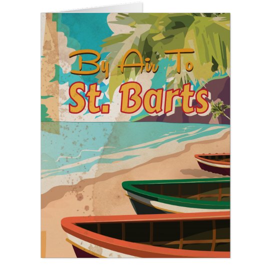 St. Barts Vintage Travel Poster | Zazzle.com