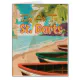 St. Barts Vintage Travel Poster | Zazzle