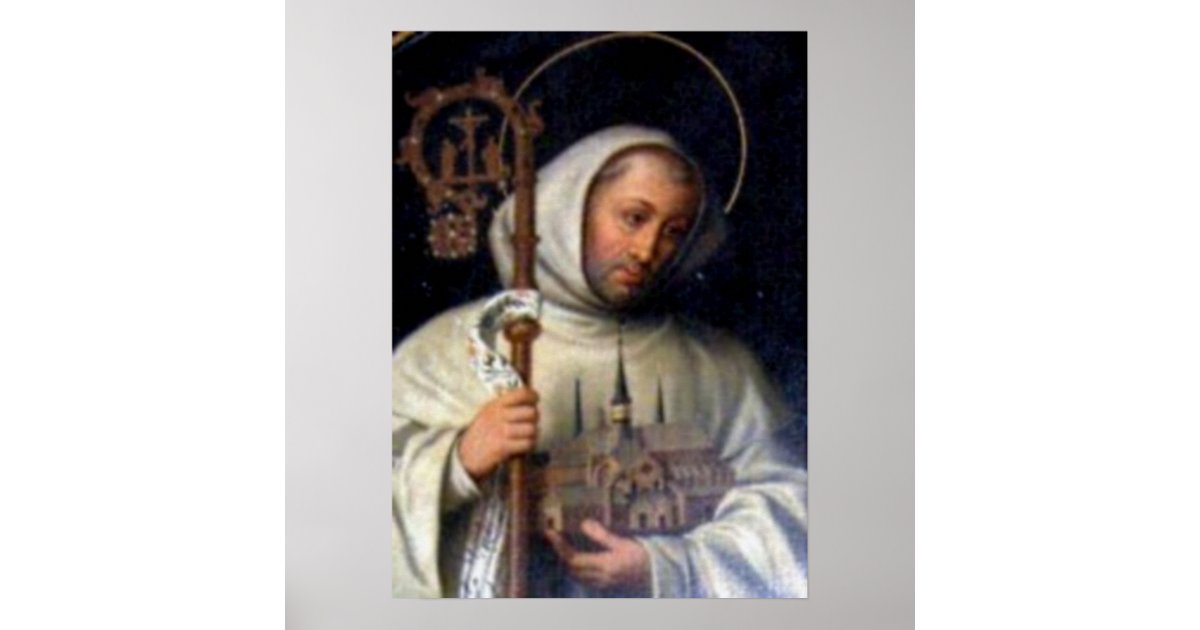 St. Bernard of Clairvaux Poster | Zazzle