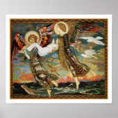 St. Bride Carried by the Angels by John Duncan Poster | Zazzle