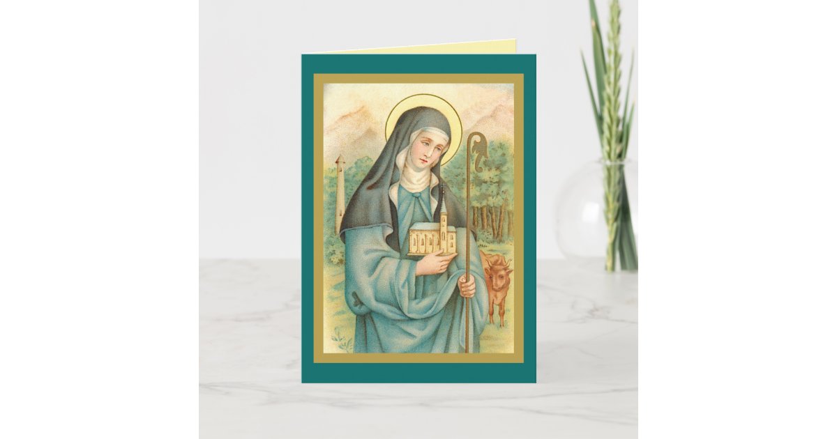 St. Brigid of Ireland (M 014) Card | Zazzle