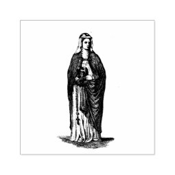 St. Brigitta of Sweden Catholic Religious Rubber Stamp | Zazzle